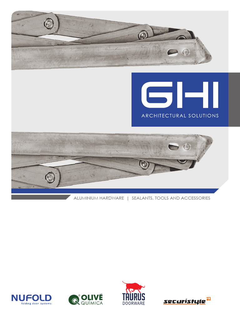 GHI Aluminium Hardware Catalogue | PDF | Door | Silicone