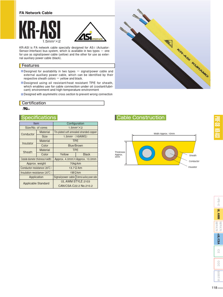 kr_asi | PDF | Electrical Conductor | Electrical Components