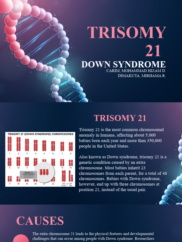 trisomy 21 | PDF | Down Syndrome | Breastfeeding