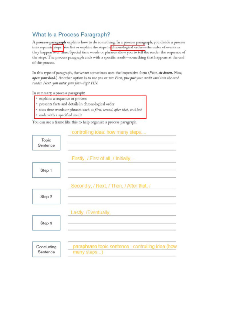 12) PROCESS PARAGRAPH | PDF