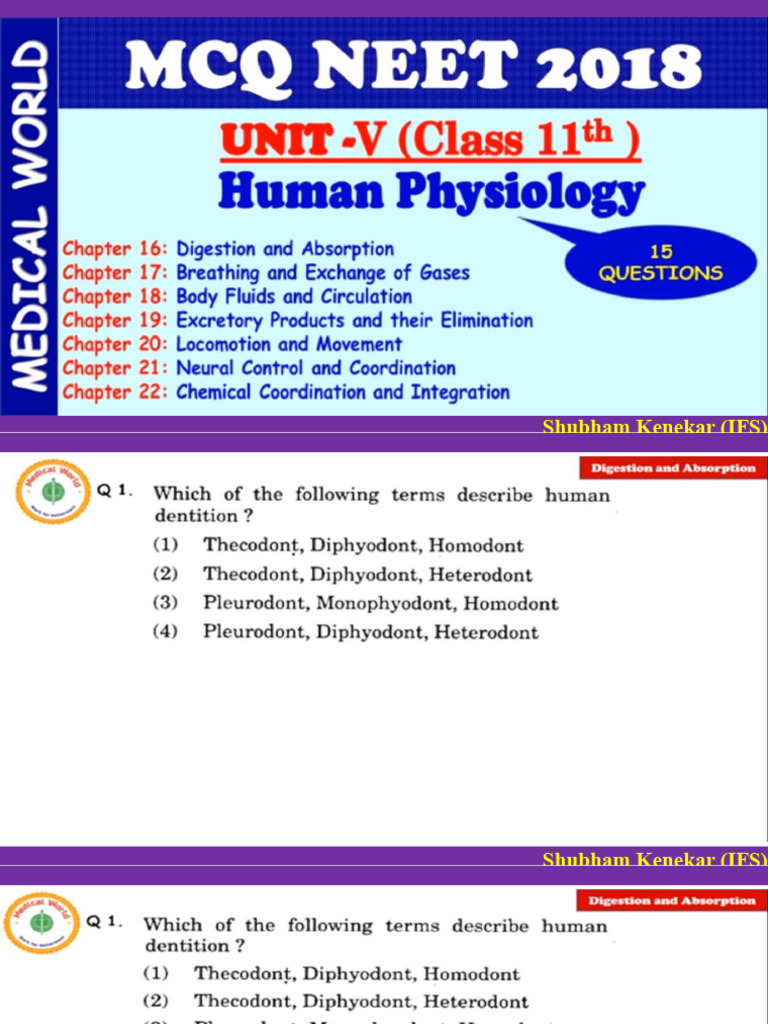 Practice MCQ Bio 11th Revision | PDF