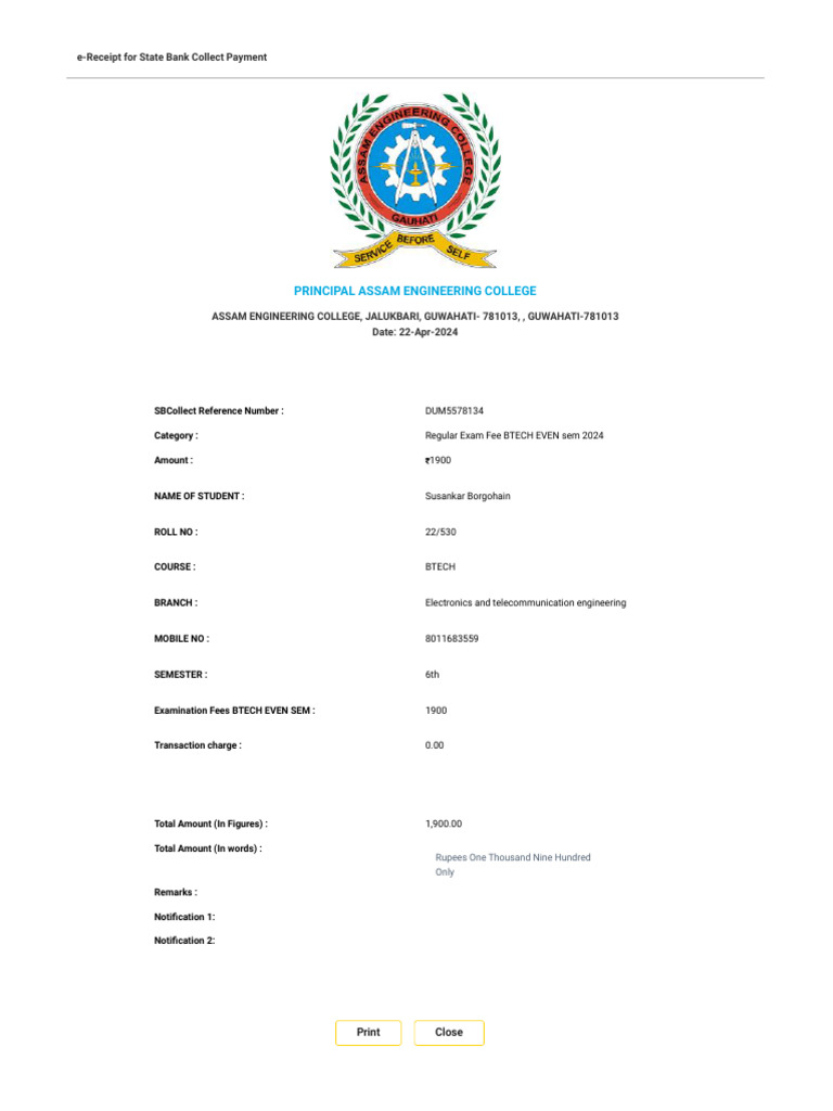 SB Collect 6th Sem | PDF