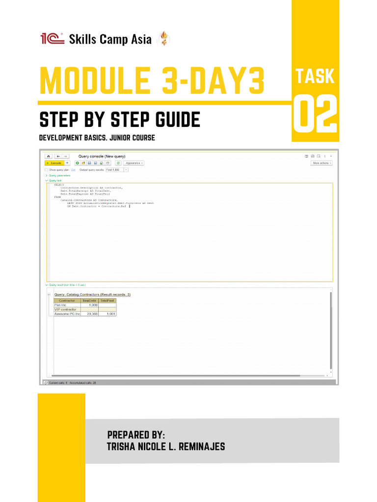 Module3 Day3 Task2 StepByStepGuide Trisha | PDF | Computer Programming | Data Management