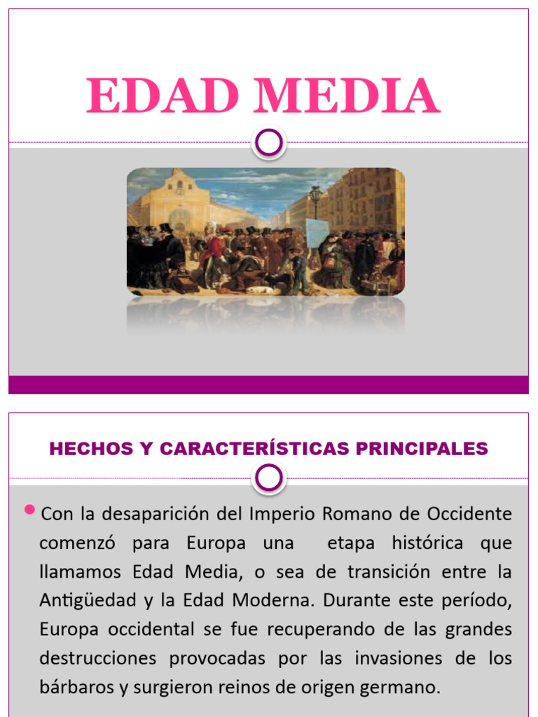 Educ - en La Edad Media-1 | PDF | Edades medias | Santo Imperio Romano
