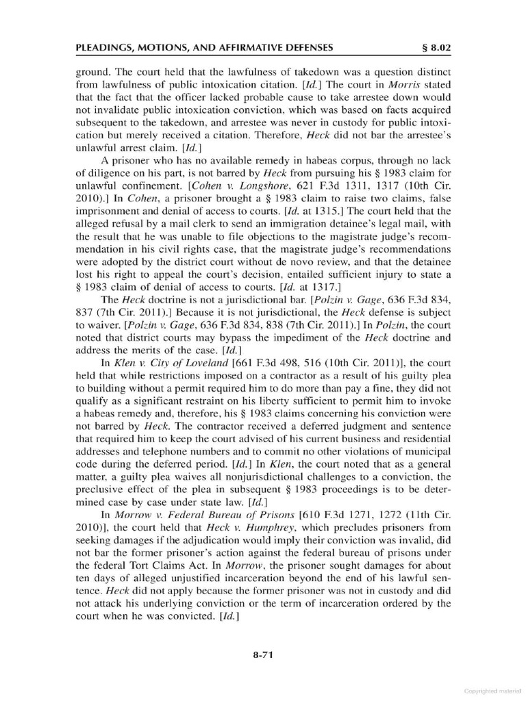 Jailhouse Lawyers Handbook | PDF