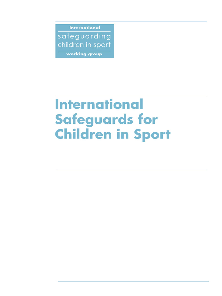 International Safeguards for Children in Sport | PDF | Child Abuse ...