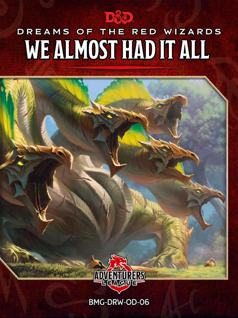 D&D 5e DRW OD 06 We Almost Had It All v2 0, OEF, 2024 05 16 | PDF | Wizards Of The Coast ...