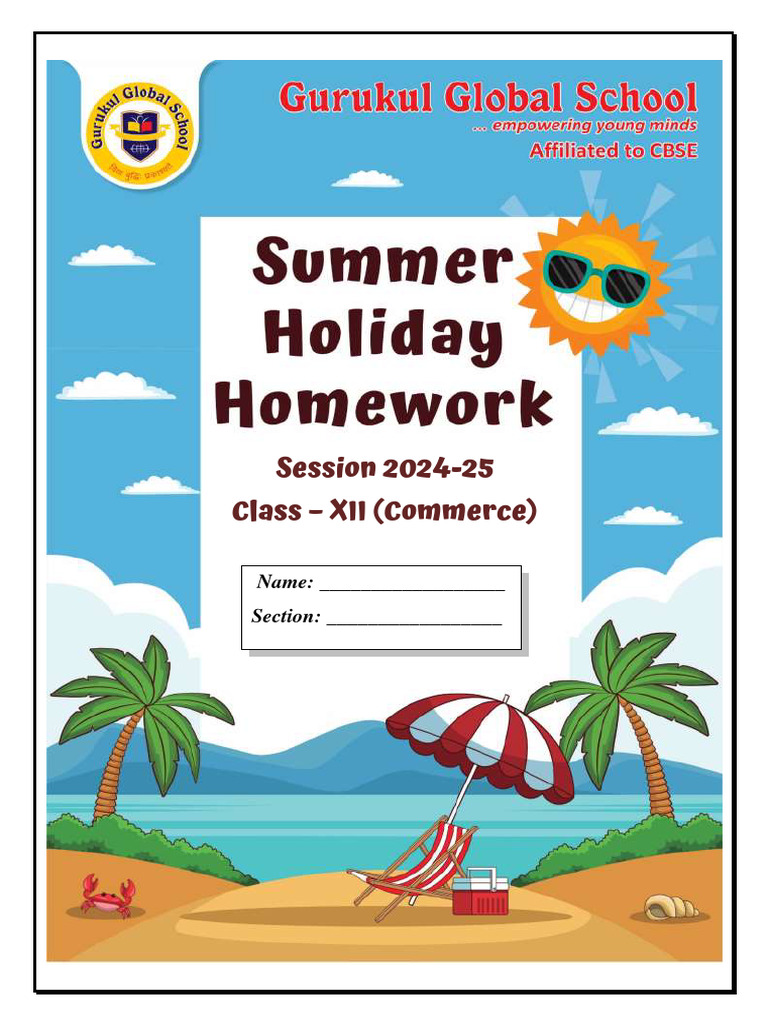 XII. Holiday Homework Commerce | Download Free PDF | Prices | Microeconomics