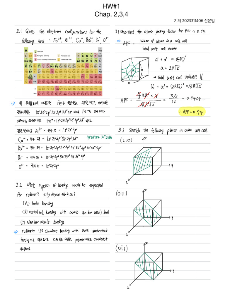 Electron Configurations and Bonding Analysis | PDF
