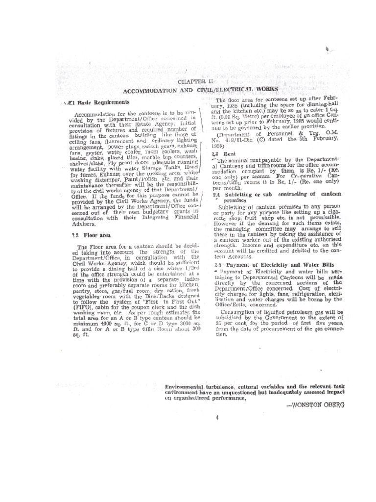 Chapter II Accommodation and Civil Electrical Works | PDF