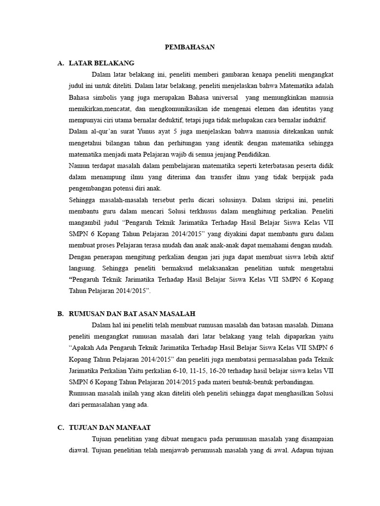 4a - Review Skripsi - Tugas - Kelompok 2 | PDF | Karier & Perkembangan ...