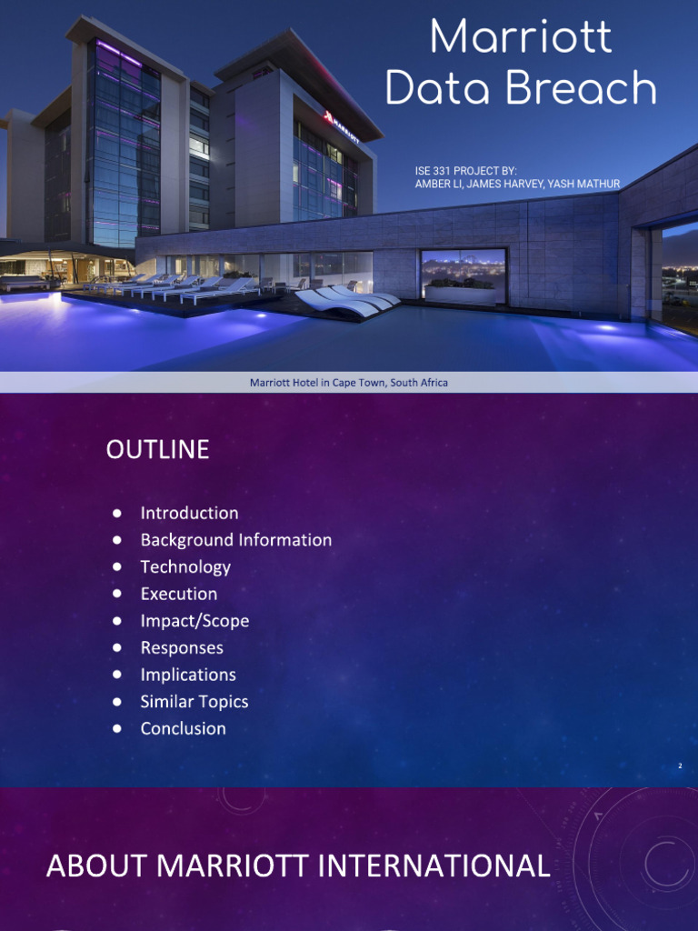 Marriott Data Breach | PDF | Business | Finance & Money Management