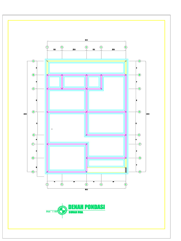 Denah Pondasi | PDF