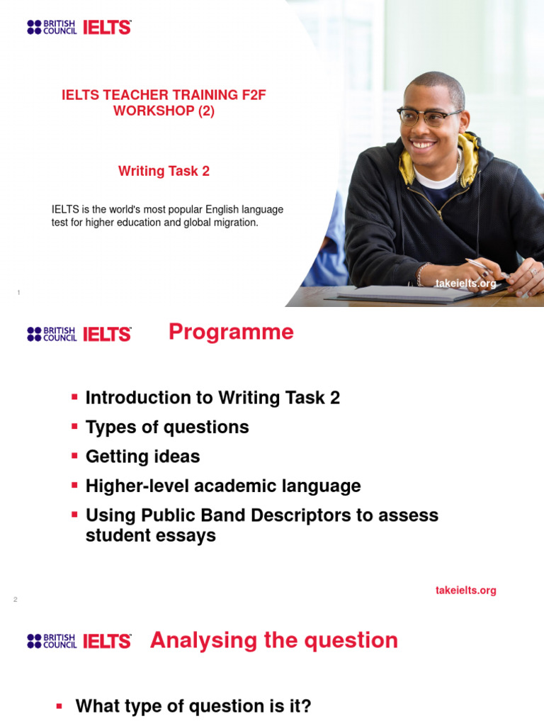 F2F Workshop 2 WR Task 2 Slides May 2023 | Download Free PDF | International English Language ...