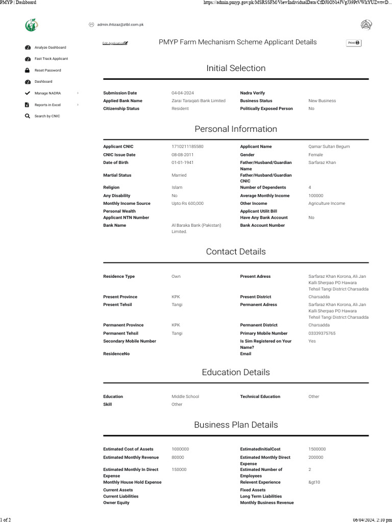 QAMAR SULTAN | PDF | Equity (Finance) | Expense