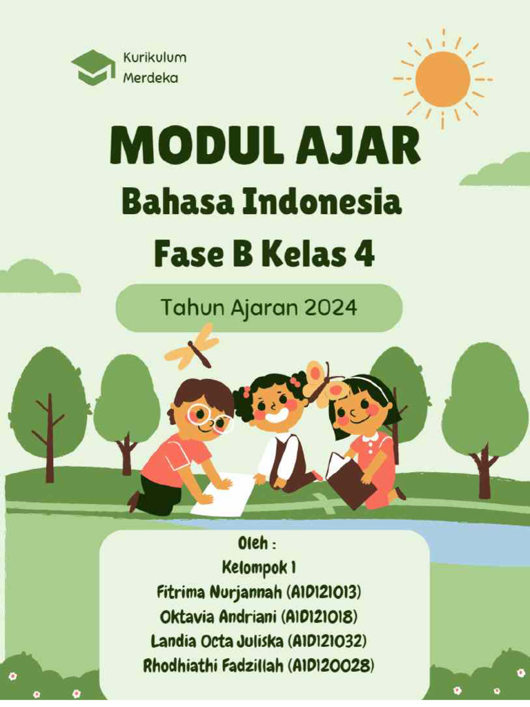 Modul Ajar Siklus 1 - KEL 1 PTK - 1 | PDF