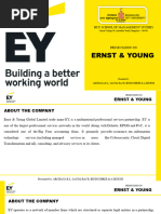 EY History | PDF | Business | Financial Services