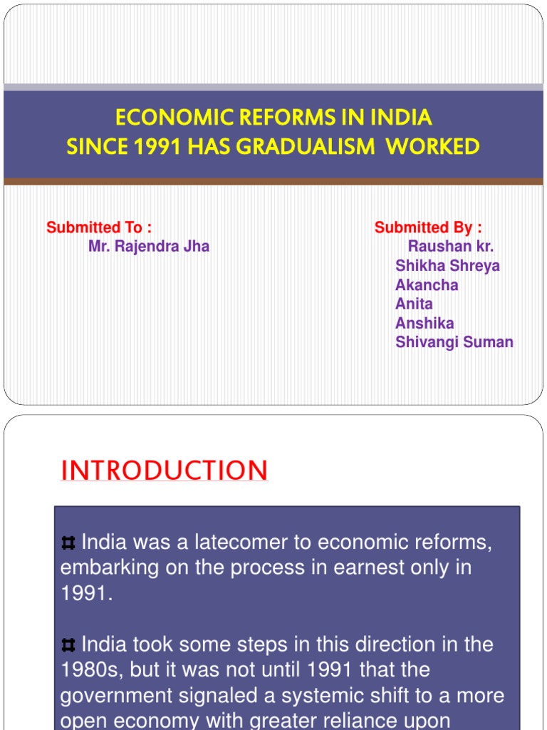 Economic Reforms in India | PDF