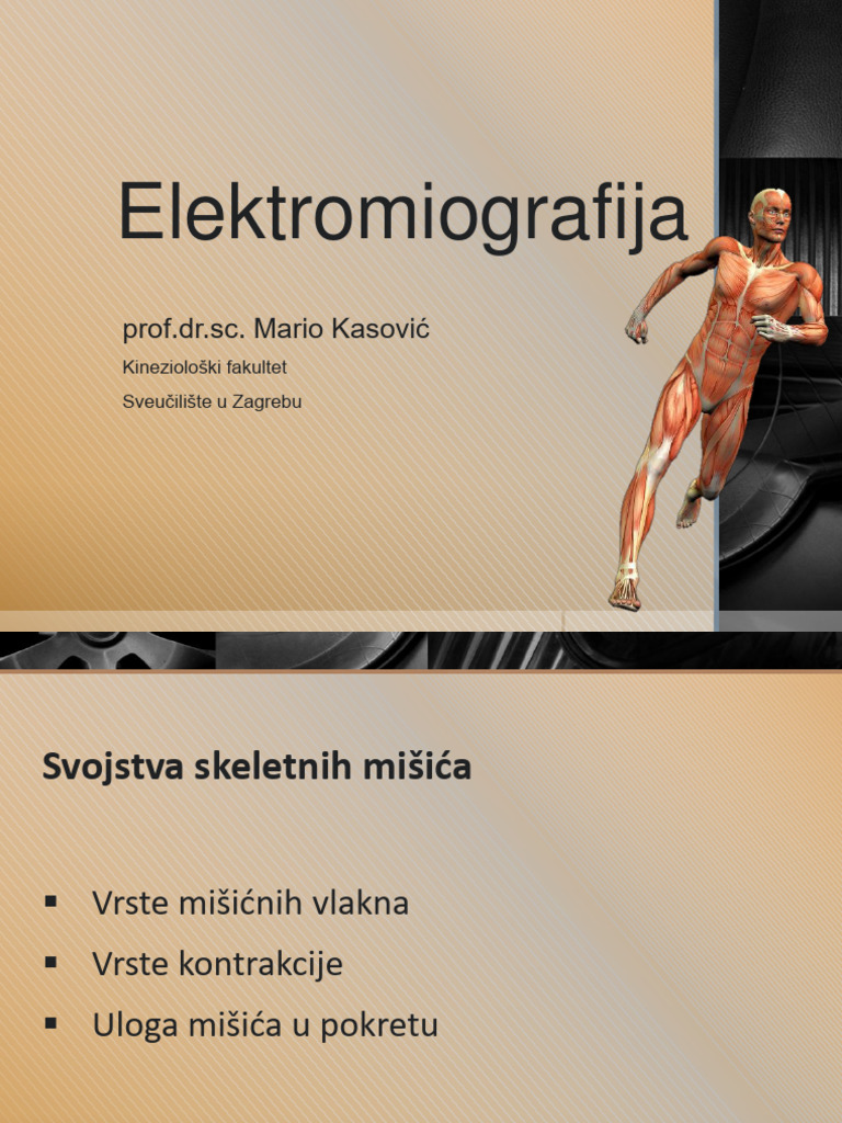 2024 Predavanje 18 Elektromiografija | PDF