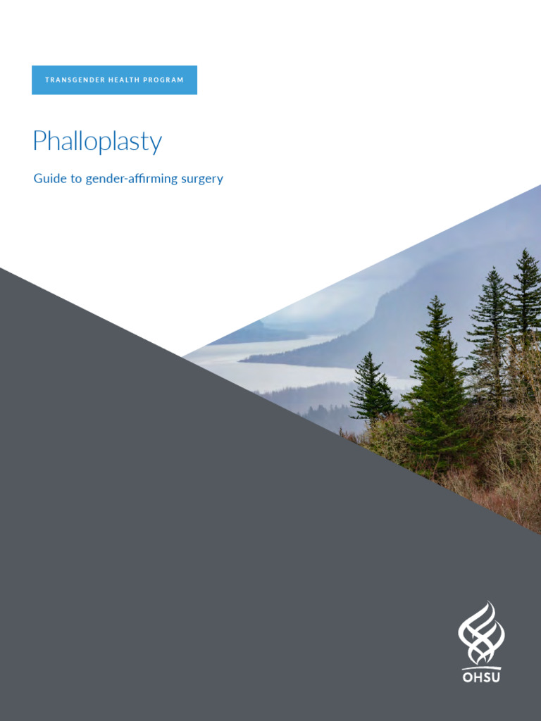 OHSU Phalloplasty Patient Guide | PDF | Clitoris | Vagina