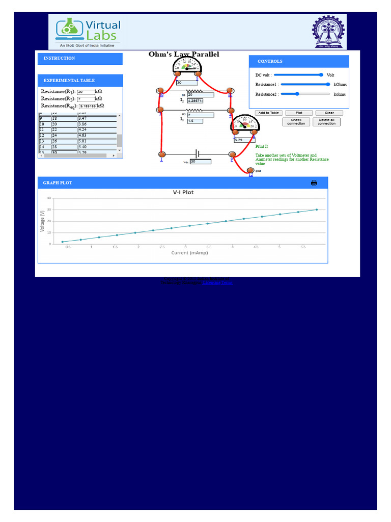 Ohm's Law Parallel | PDF | Physical Quantities | Voltage