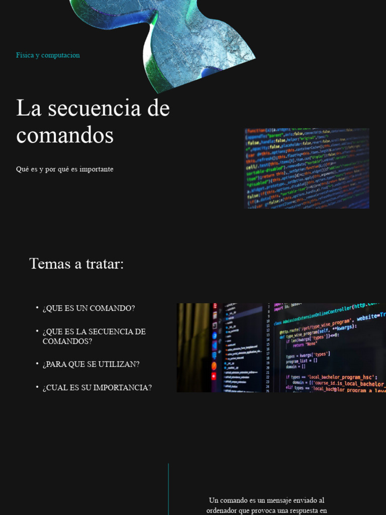 La secuencia de comandos | PDF