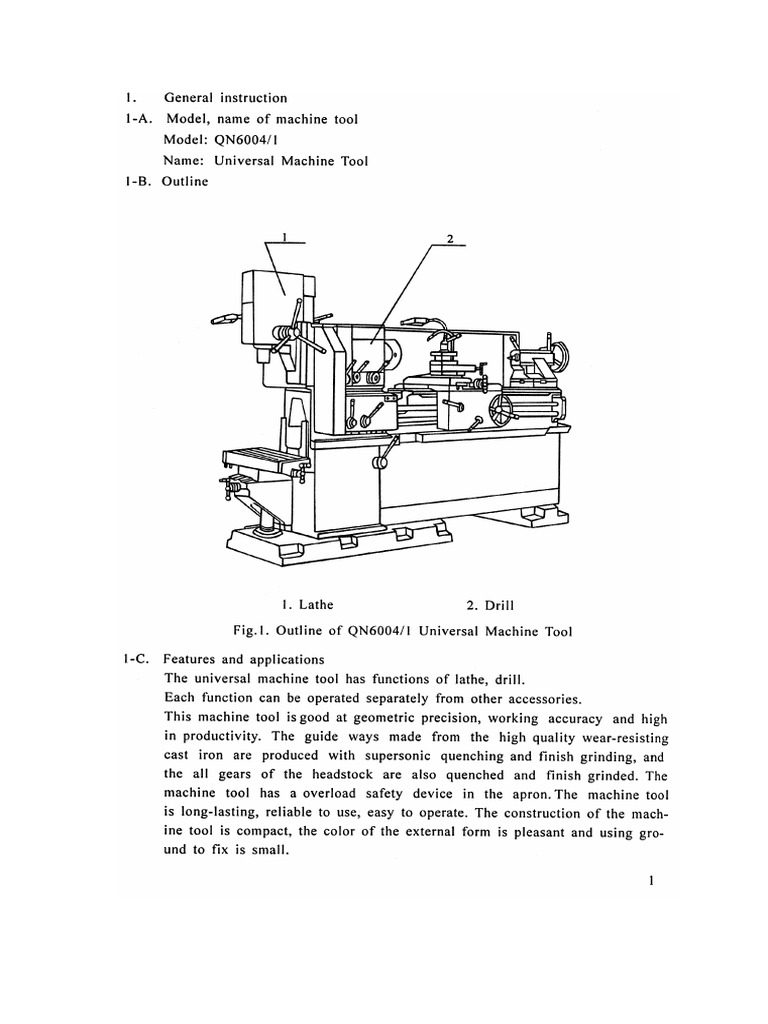 Lathe Machine All Parts And Functions With Diagrams And Antique