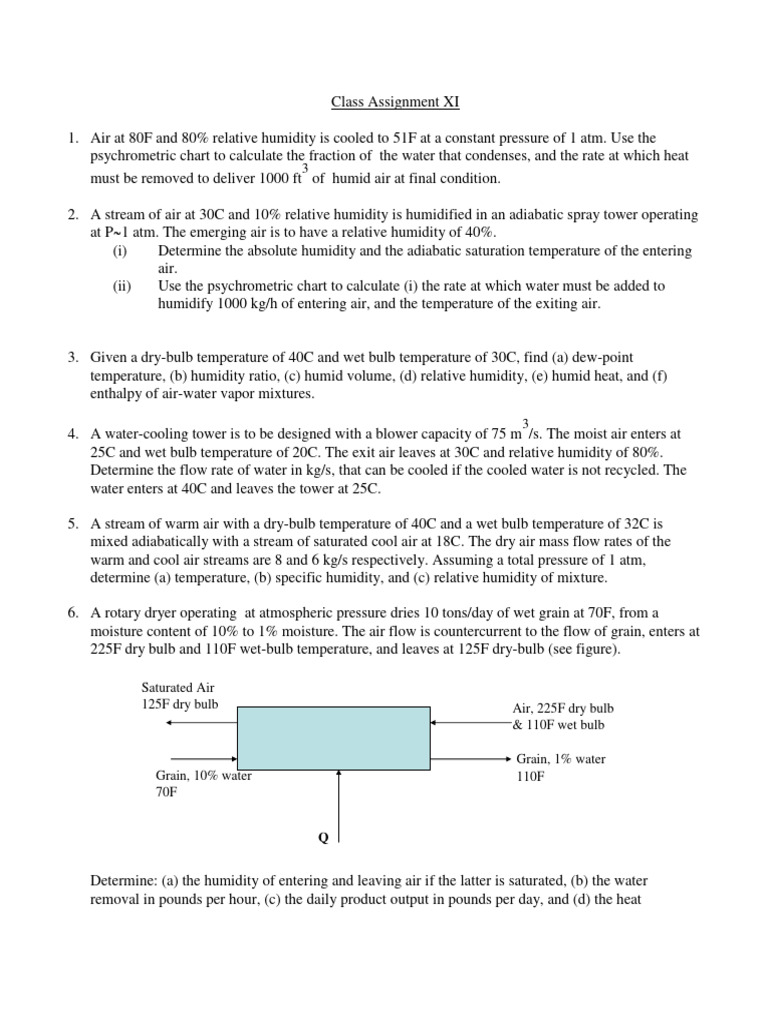 Class Assignment XI | PDF | Humidity | Meteorology Class Assignment XI | PDF | Humidity | Meteorology
