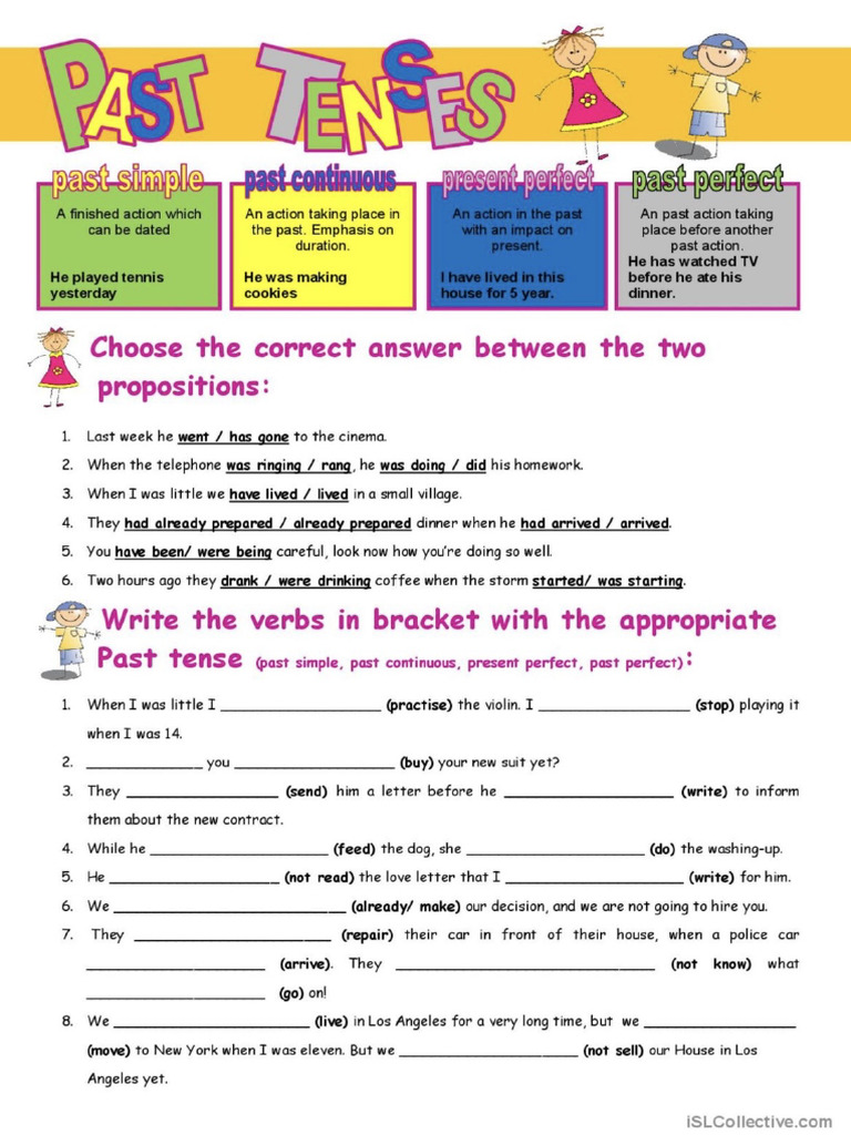 Tenses Exercise | PDF