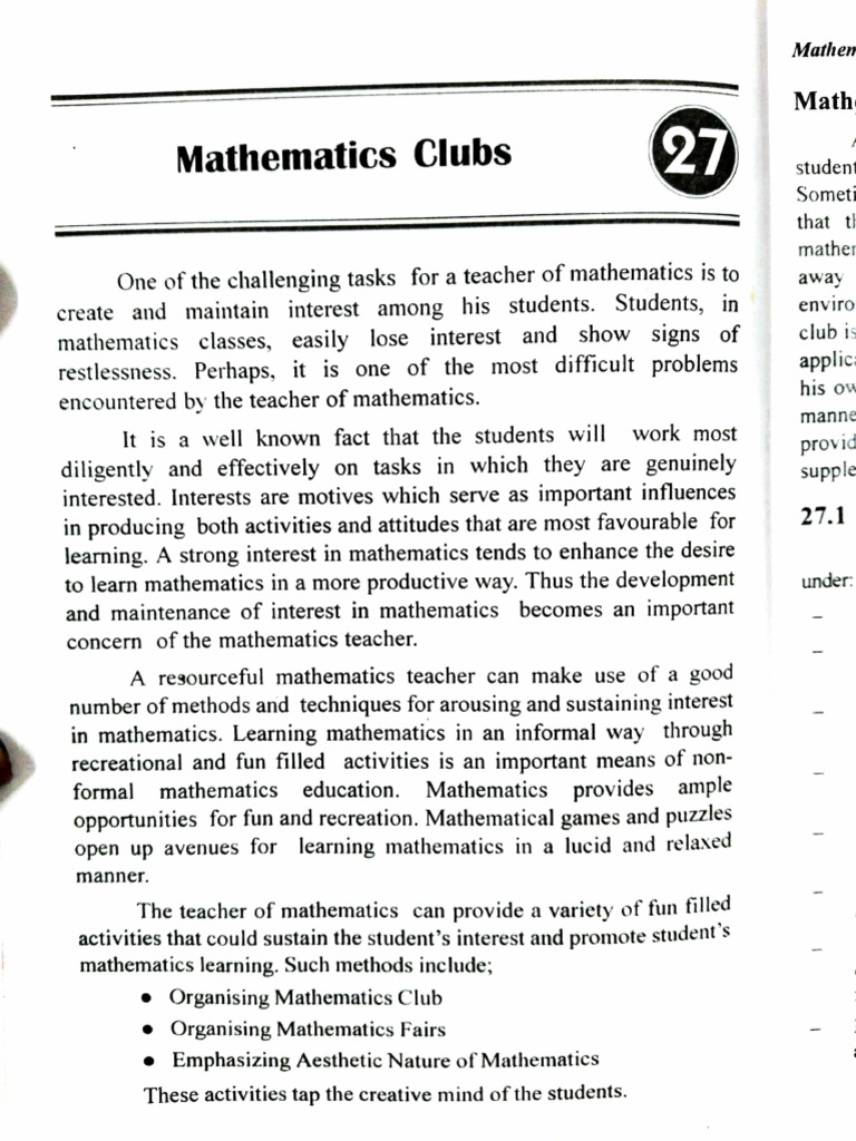 Club, Aesthetic, Order, Pattern, Sequence (Unit 1) | PDF