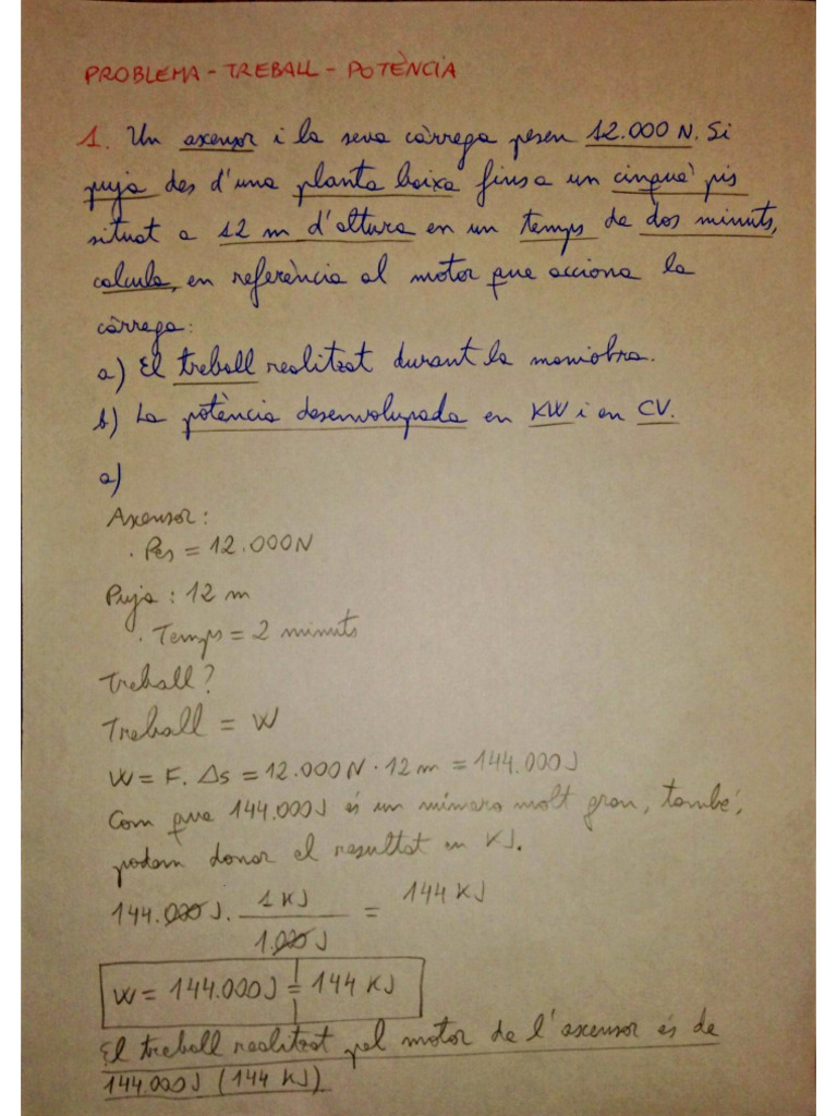 Treball Potencia Probl Soluc | PDF