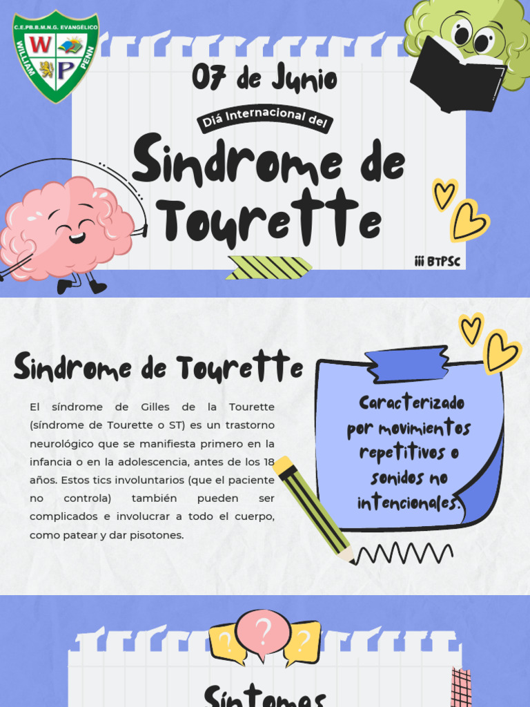 Tourette | PDF | Síndrome de Tourette | Medicina CLINICA