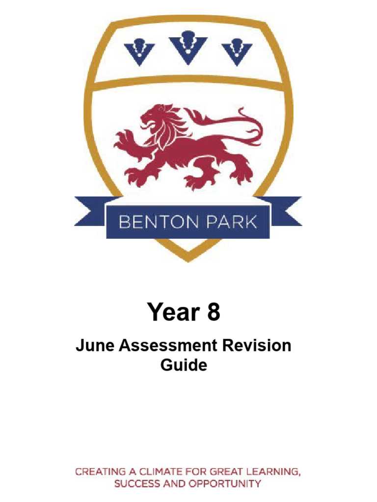 Y8 Assessment 2 Revision Guide June 2024 | PDF | Grammatical Tense | Verb