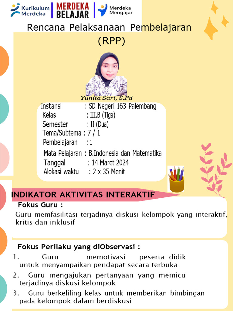 Modul Ajar Kelas 3 | PDF | Karier & Perkembangan | Seni & Disiplin Bahasa