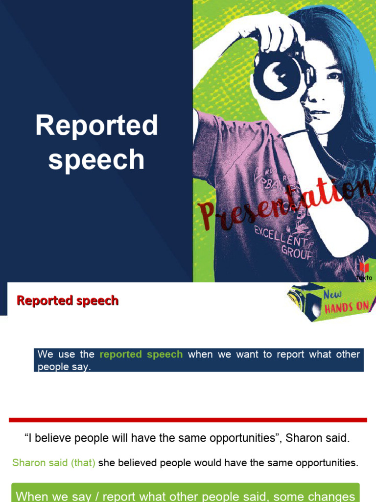 Reported Speech | PDF | Question | Language Mechanics