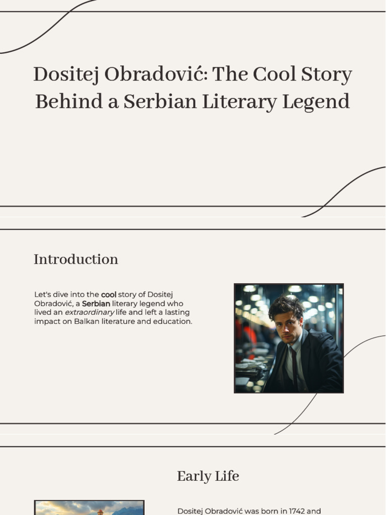 Wepik Dositej Obradovic The Cool Story Behind A Serbian Literary Legend 20240608170321ecq9 | PDF