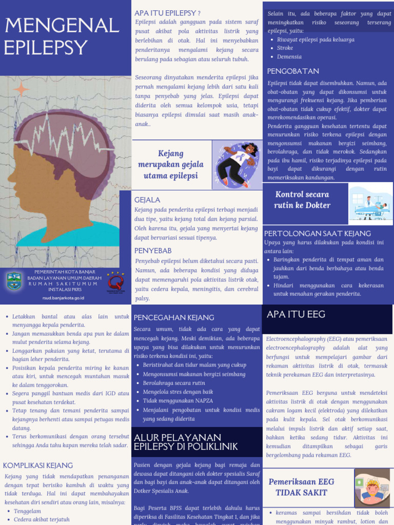 LEAFLET Mengenal Epilepsy | PDF
