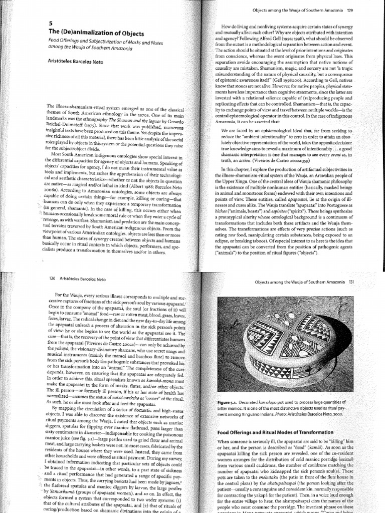 Barcelos 2009 The DeAnimalization of Objects Food Offerings and ...