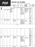 Computer Studies Form 2 Schemes of Work | PDF | Spreadsheet | Databases