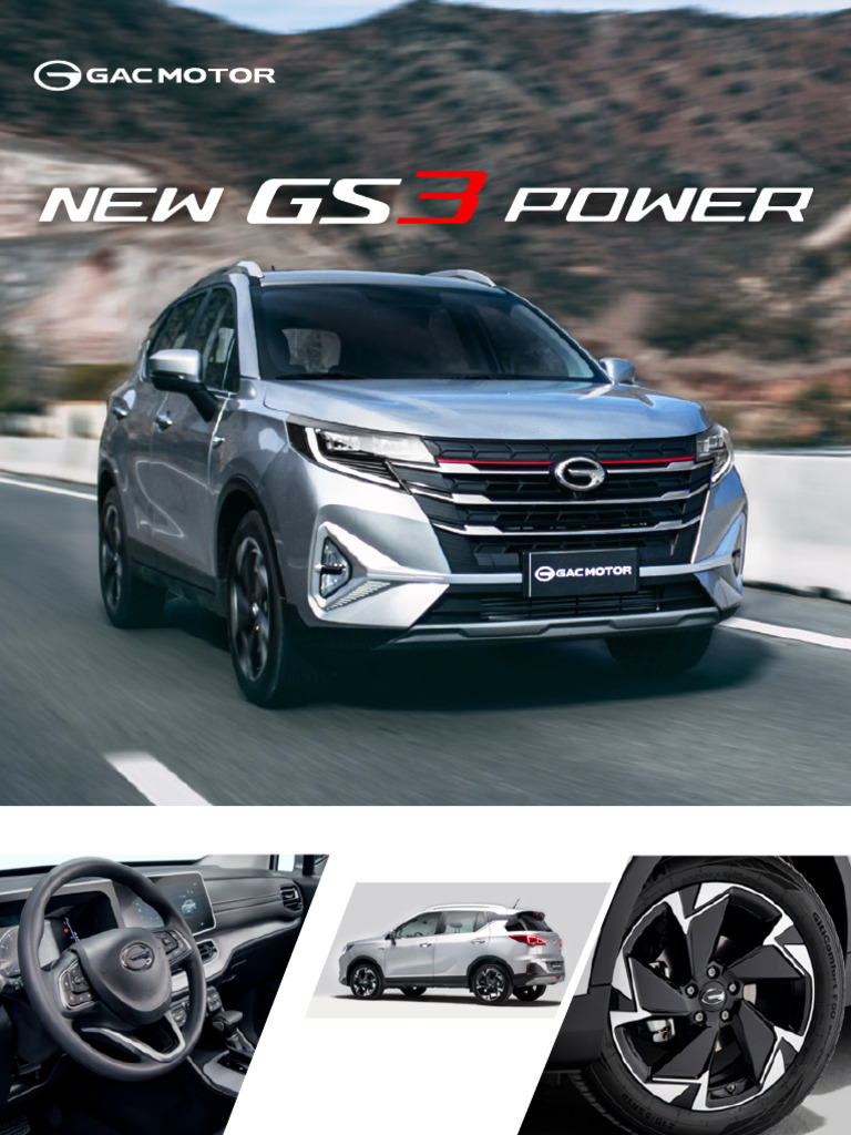 Ficha Tecnica Gac Gs3 Power 2 1 | PDF | Airbag | Tecnología de vehículos