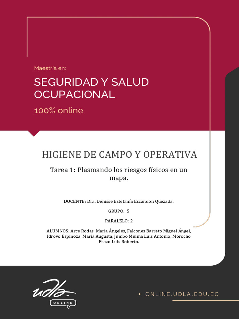 Semana 1-S1-Tarea 1 Plasmando Los Riesgos Físicos en Un Mapa - ArceM ...