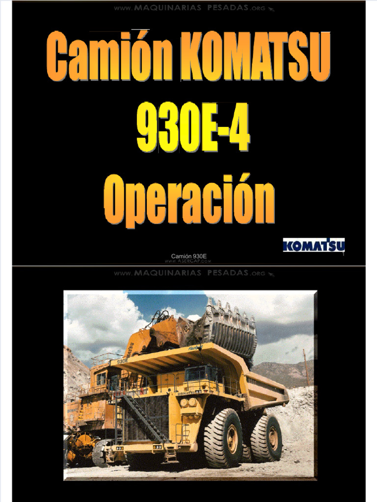 Camion Miner Komatsu | PDF | Camión | Cambiar