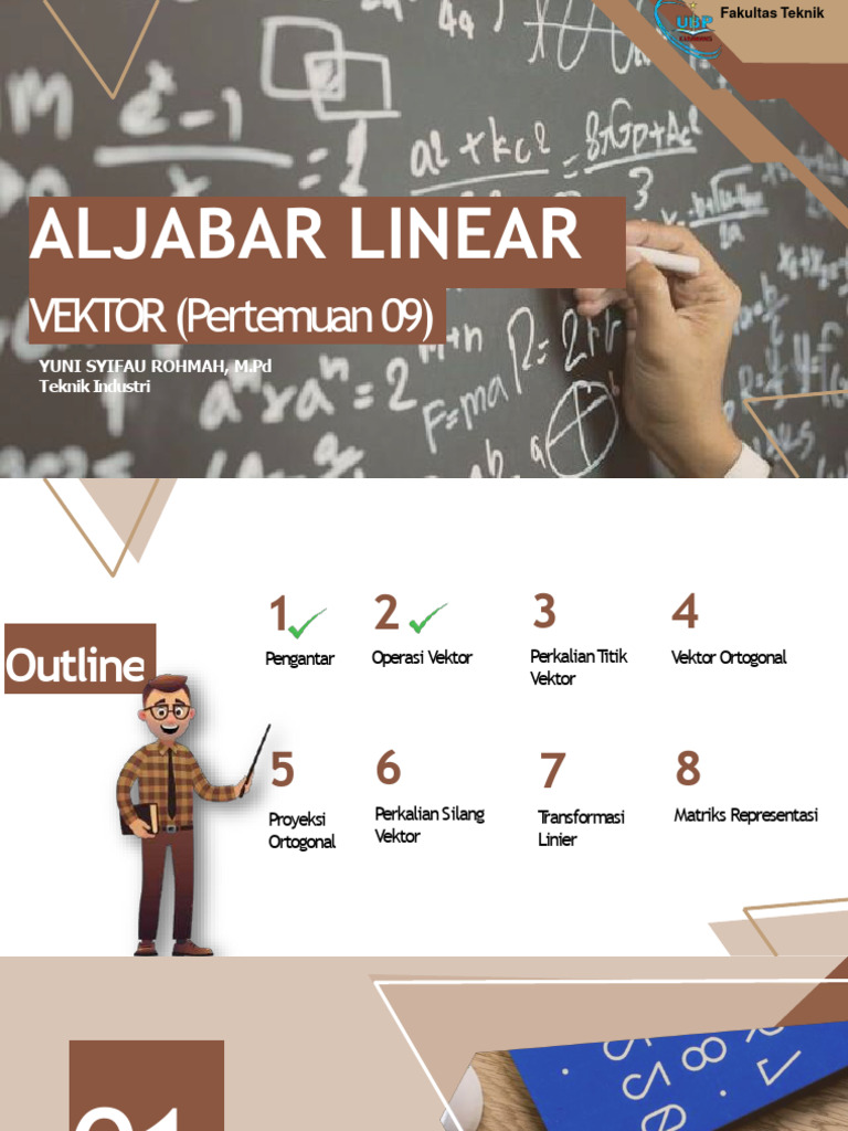 PERTEMUAN 9 - VEKTOR (Bagian-1) | PDF