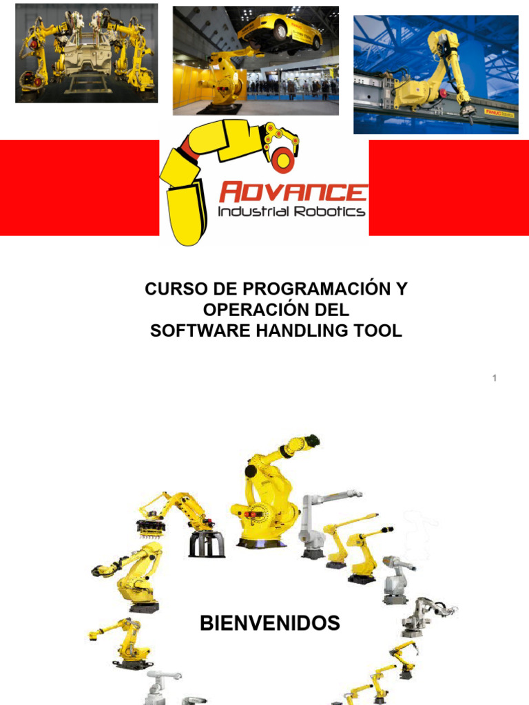 Curso de Manejo de Handling Tool FANUC | PDF | Rotación | Robot