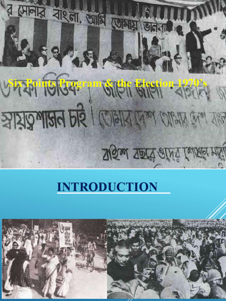 Six Points Program & The Election 1970's | PDF | Government | Pakistan