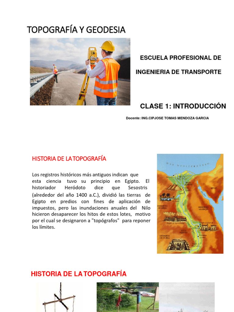 TOPOGRAFÍA Y GEODESIA | PDF | Topografía | Geodesia