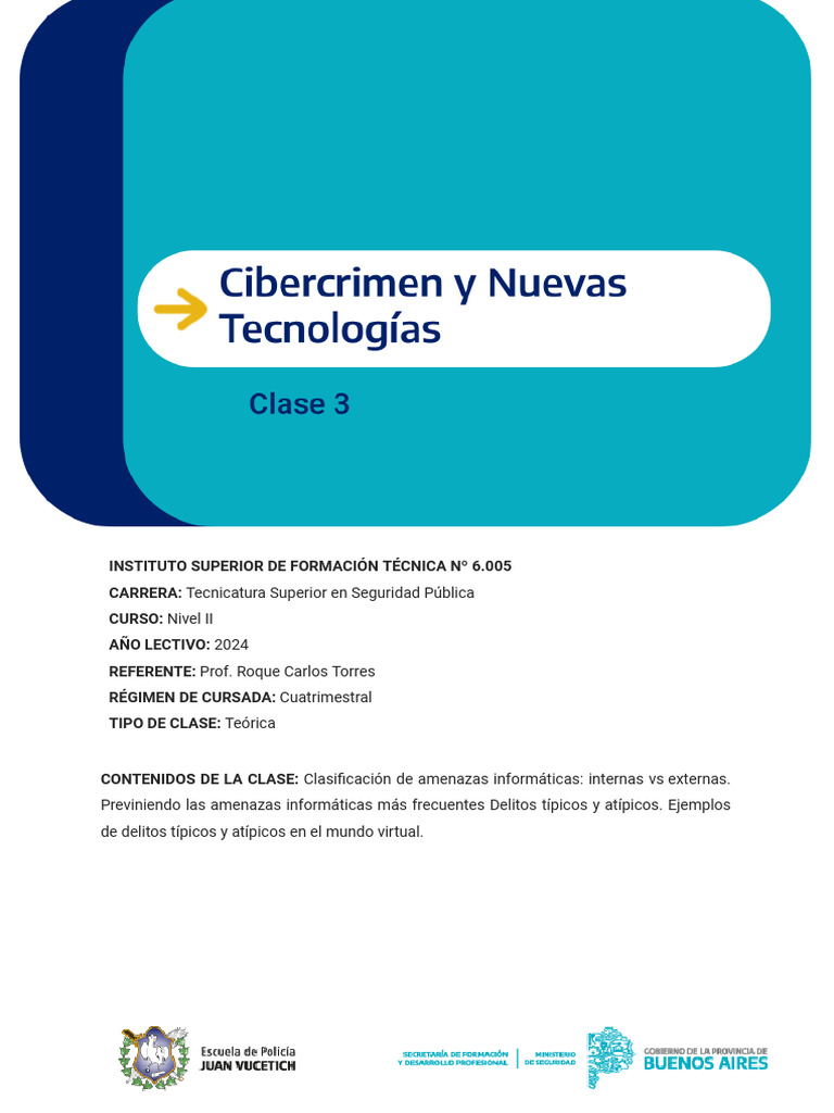 Cibercrimen y Nuevas Tecnologías - Clase #3 | PDF | Forense digital | Internet