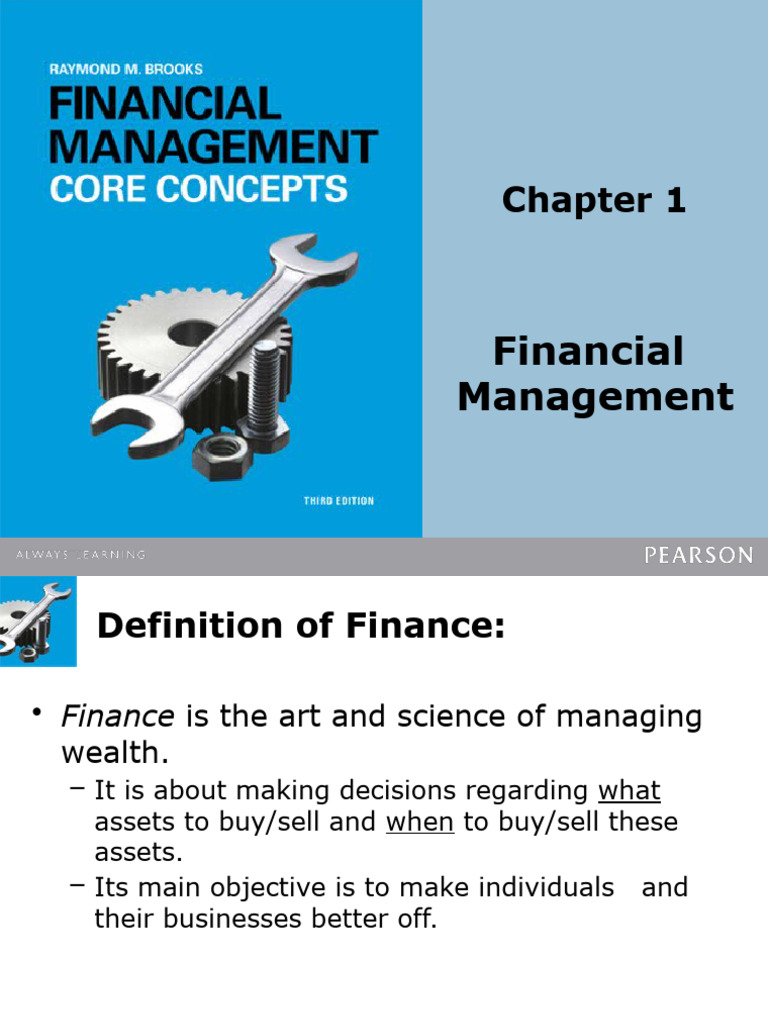 Chapter 1brooks - 3e - PPT - 01 | PDF | Stocks | Bonds (Finance)