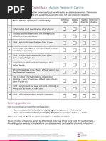 AQ-10 Autism Screening for Children | PDF | Autism | Behavioural Sciences