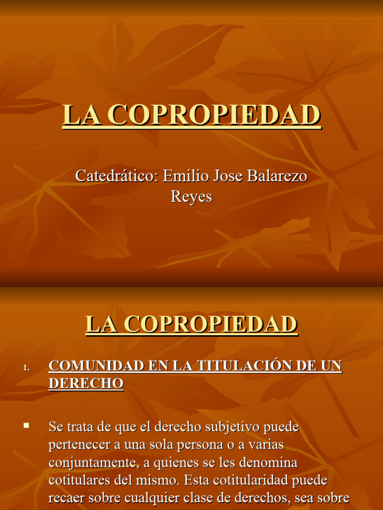 Conceptos Clave de la Copropiedad | PDF | Condominio | Propiedad